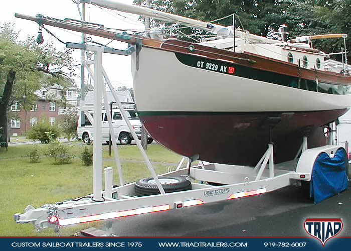 Custom Sailboat Trailers 25ft to 30ft | Triad Trailers