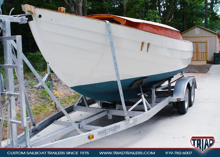 Custom Sailboat Trailers 25ft to 30ft | Triad Trailers